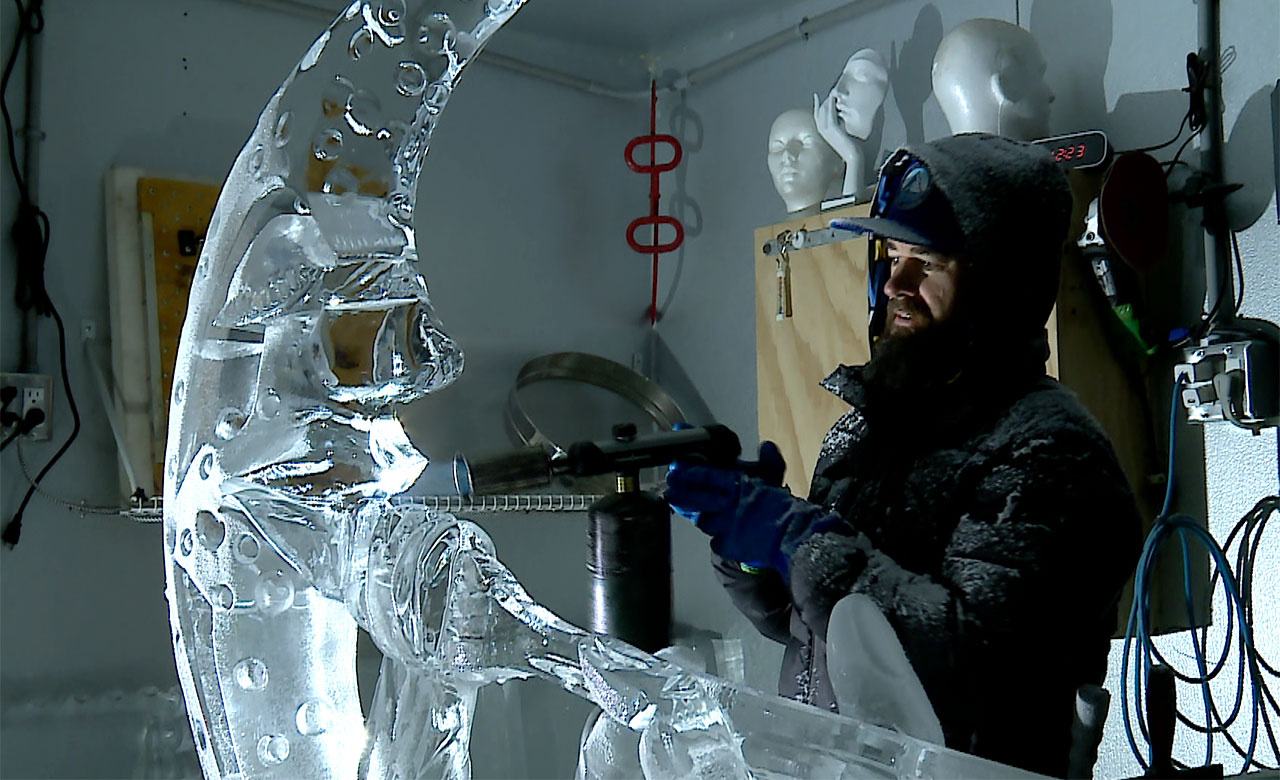 Ice sculptor from Jupiter Farms wins gold at Cultural Olympics in Milan ...