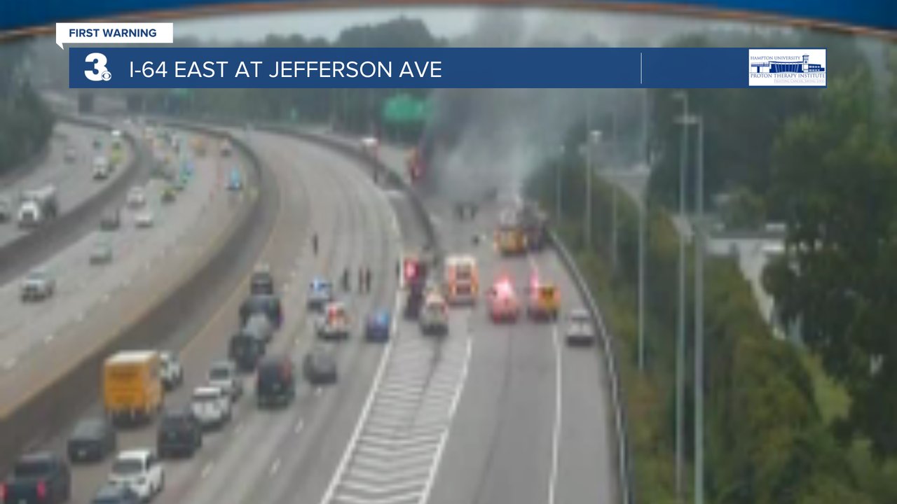 Lanes begin to open after fire shut down I-64 eastbound