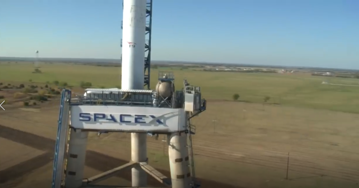 spacex rocket testing waco