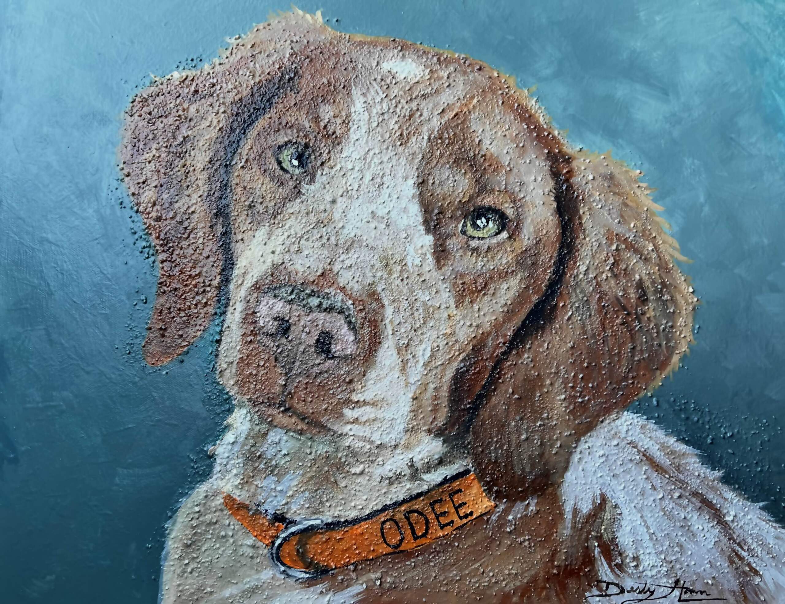 Painting with ashes: Kuna artist brings portraits of lost loved ones to ...