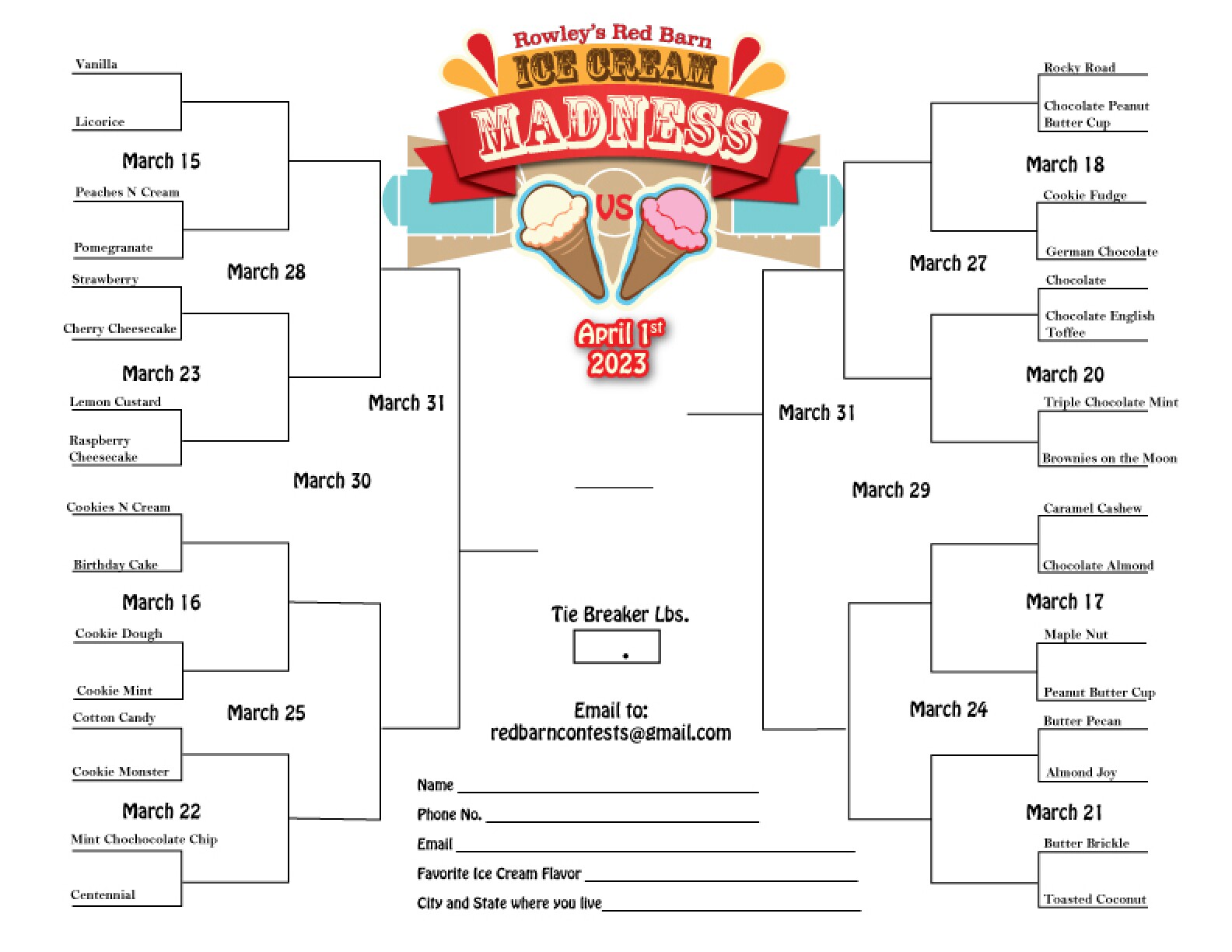 Utah ice cream maker holding bracket challenge to predict most popular ...