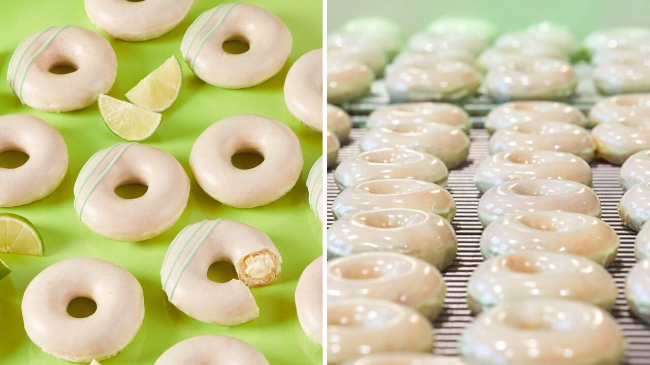 Krispy Kreme offering key lime glazed doughnuts for limited time