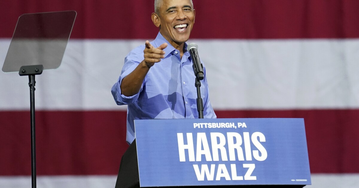 In Pennsylvania for Harris, Obama takes Trump to task