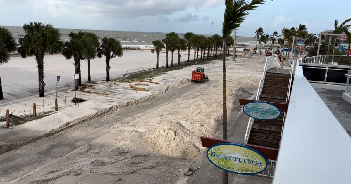 Fort Myers Beach advises residents on what to do with sand following Helene