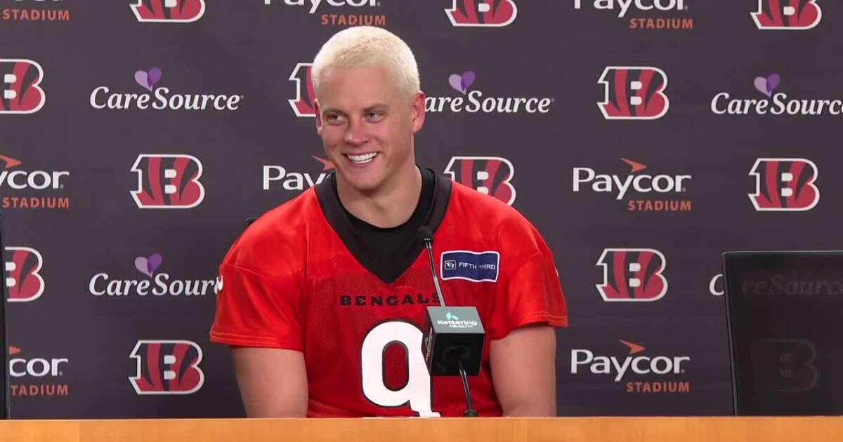 The story behind Joe Burrow's new bleached hair