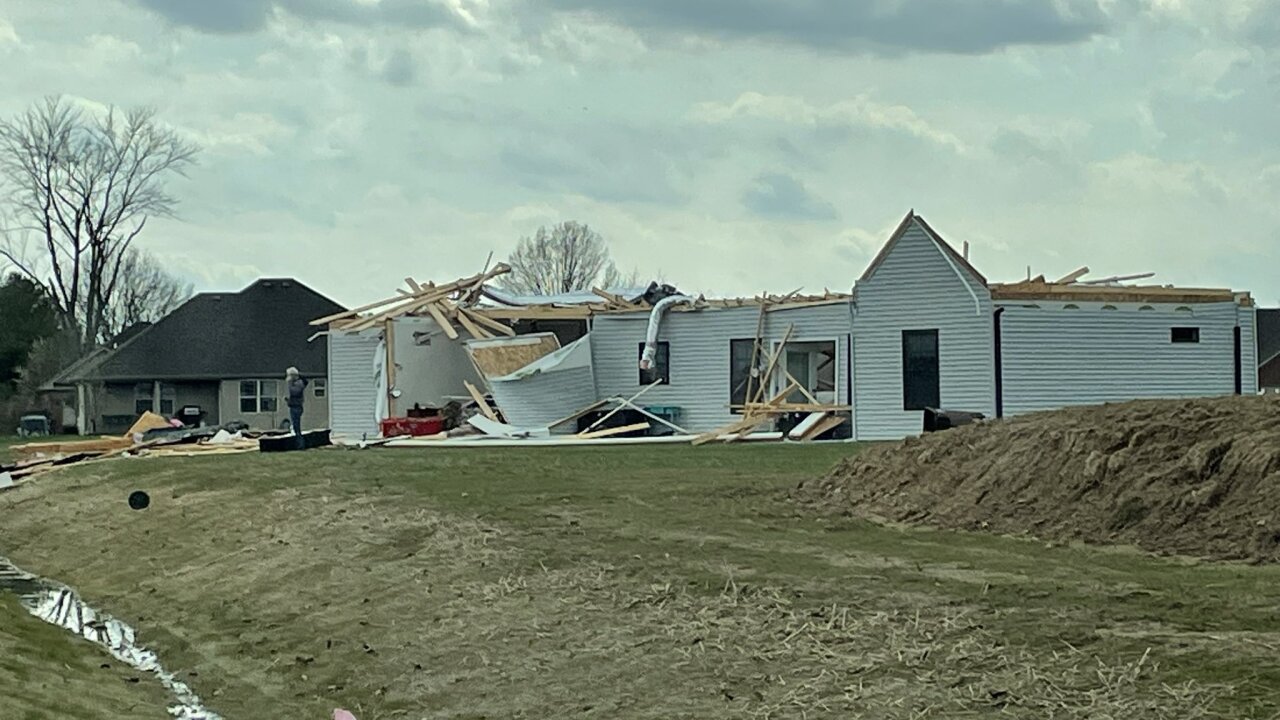 Tornado, severe storms leave trail of damage across southern Indiana Tornado, severe storms leave trail of damage across southern Indiana