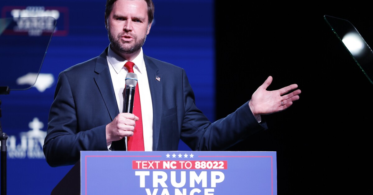 Republican VP nominee JD Vance gives campaign speech in Peoria