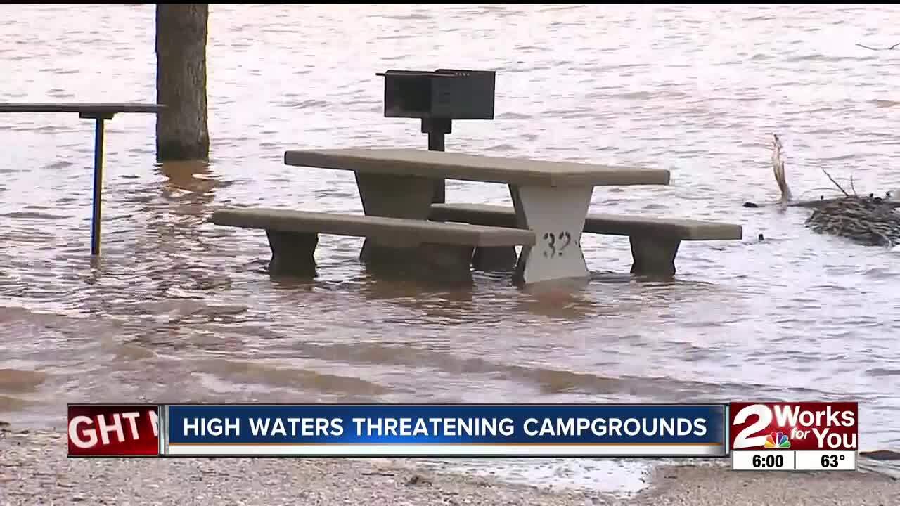 Corps warns about potential flooding as Keystone Lake rises