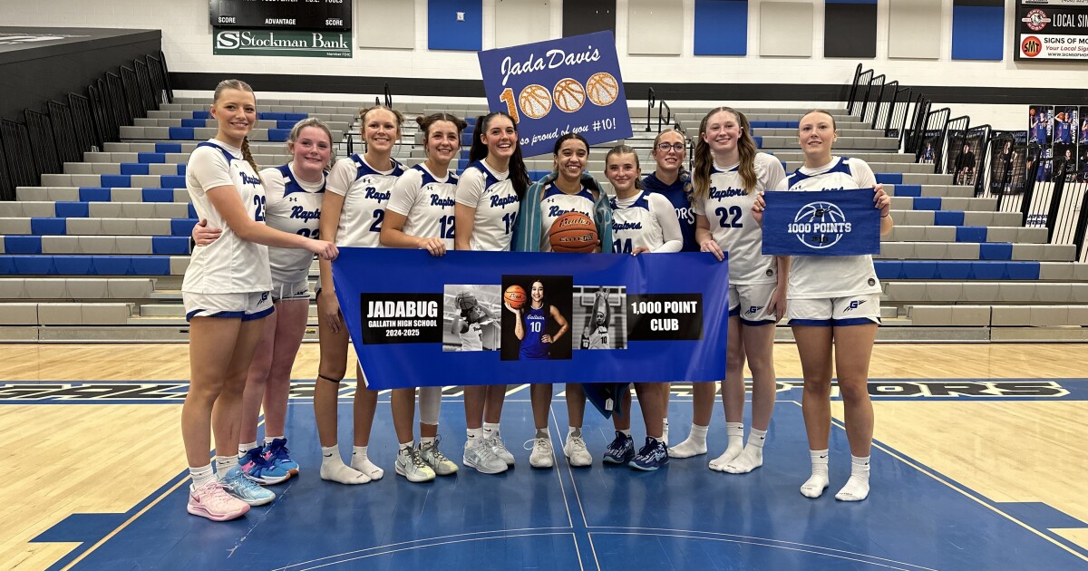 Gallatin's Jada Davis first 1,000-point scorer in program history