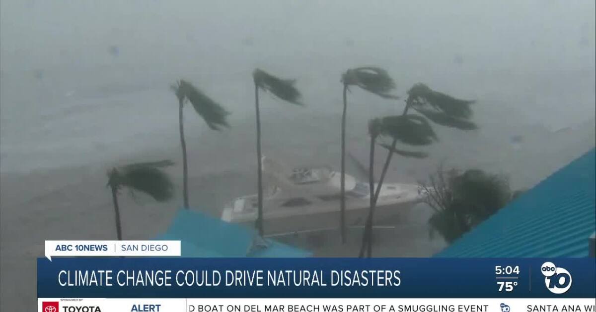 Climate change could drive natural disasters