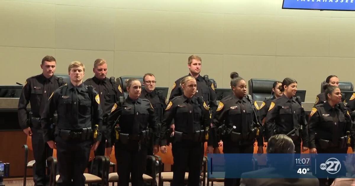 The Tallahassee Police Department Welcomed 22 New Officers