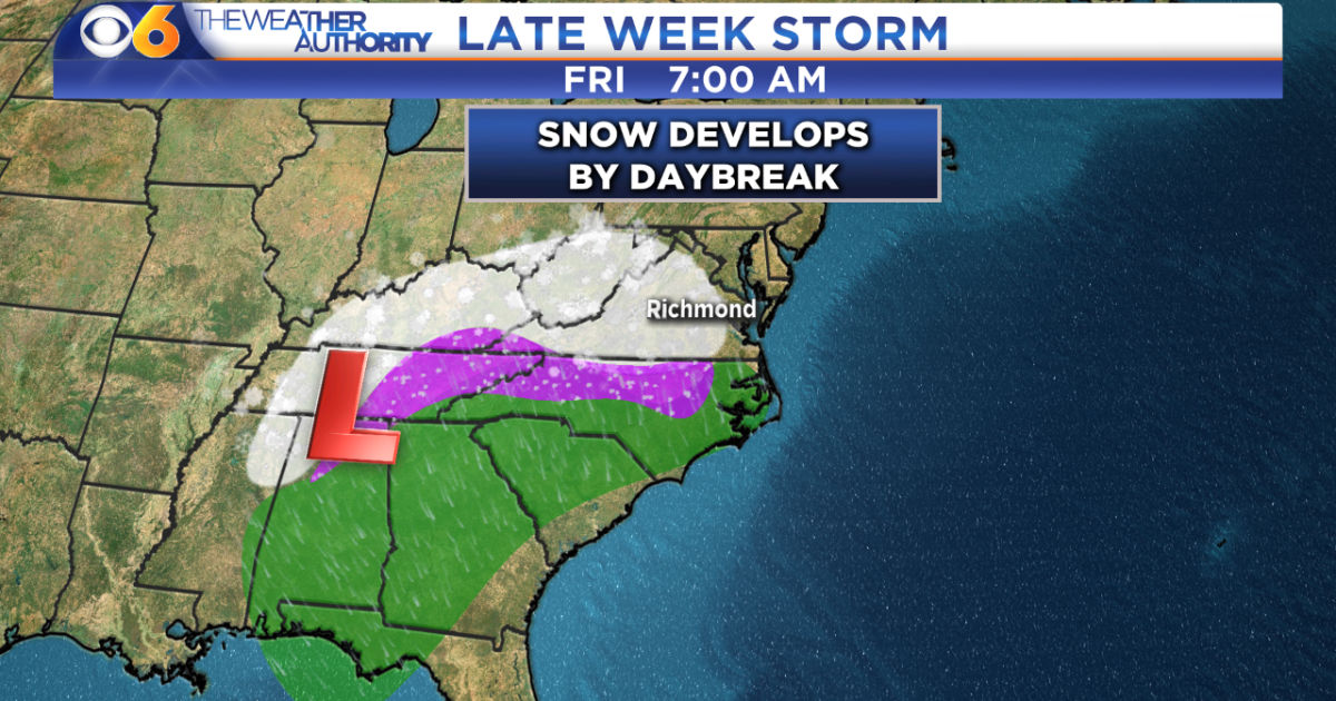 Late week winter storm could be significant in Virginia