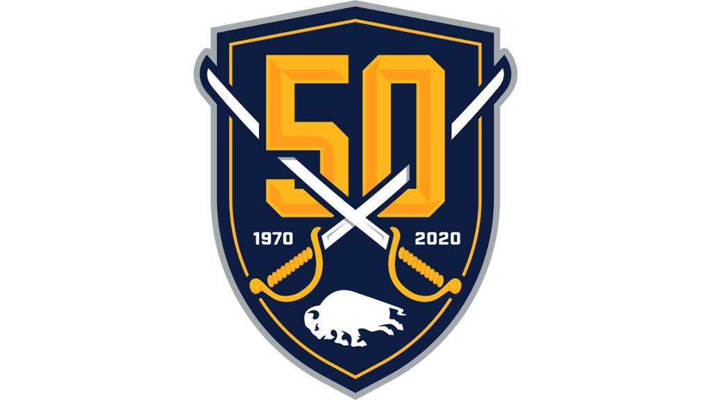 Buffalo Sabres unveil '50th anniversary' logo