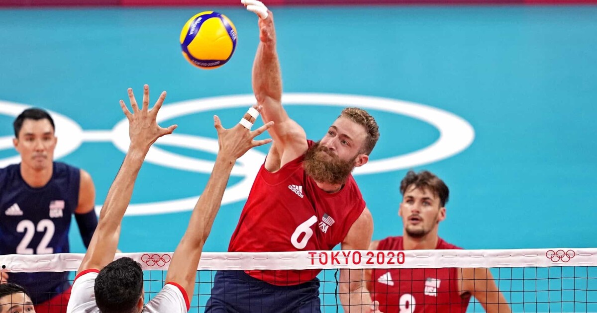 U.S. men sharp in volleyball rout of Tunisia