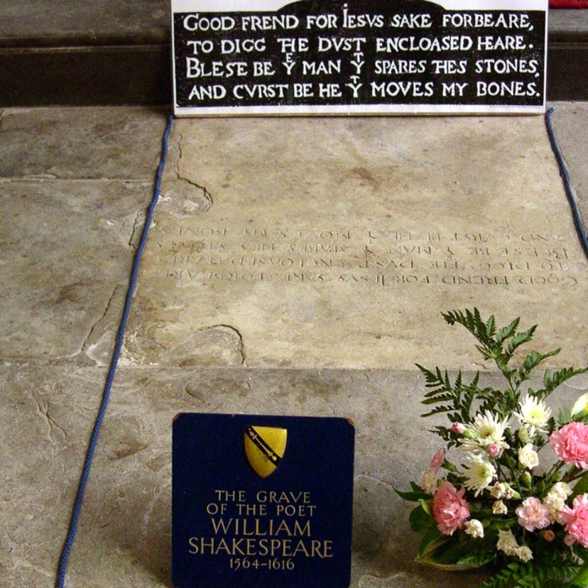 shakespeare headstone