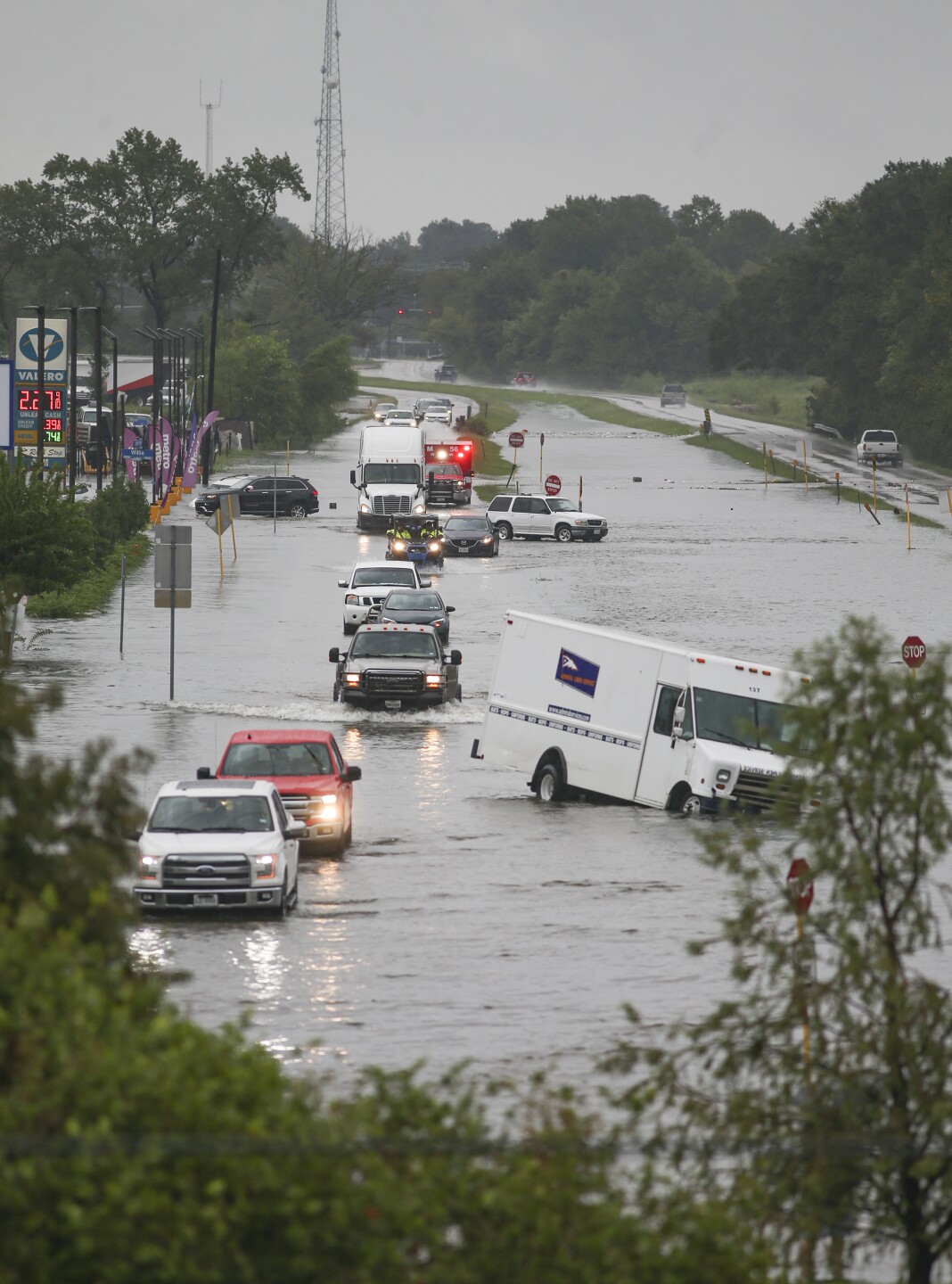 Massive flooding in Texas following Tropical Storm Imelda
