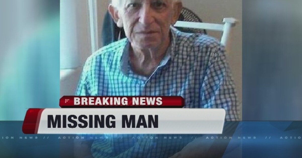 UPDATE: Missing 83-year-old man found UPDATE: Missing 83-year-old man found