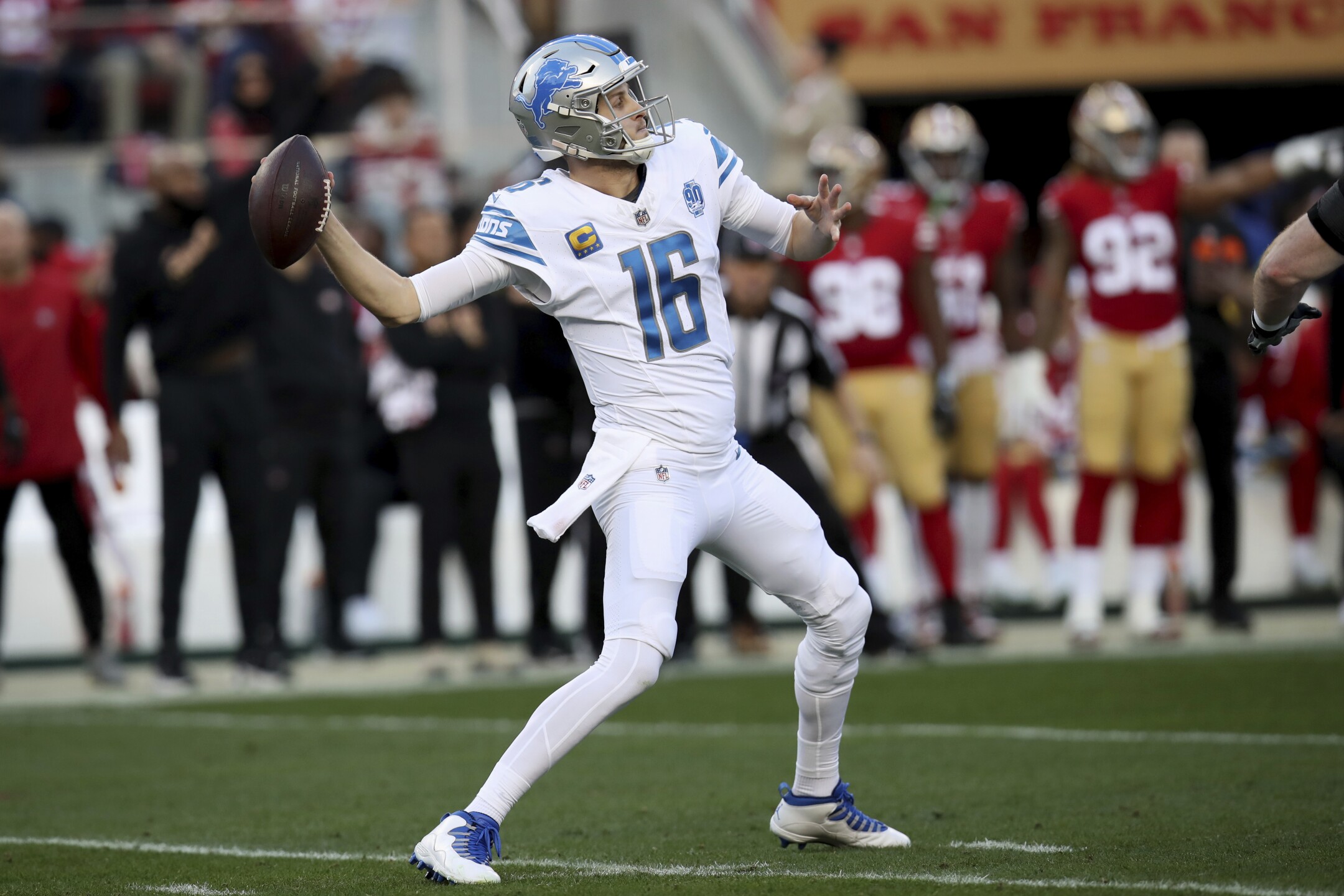 Photo Gallery Best Pictures From Lions Vs 49ers In The Nfc Championship