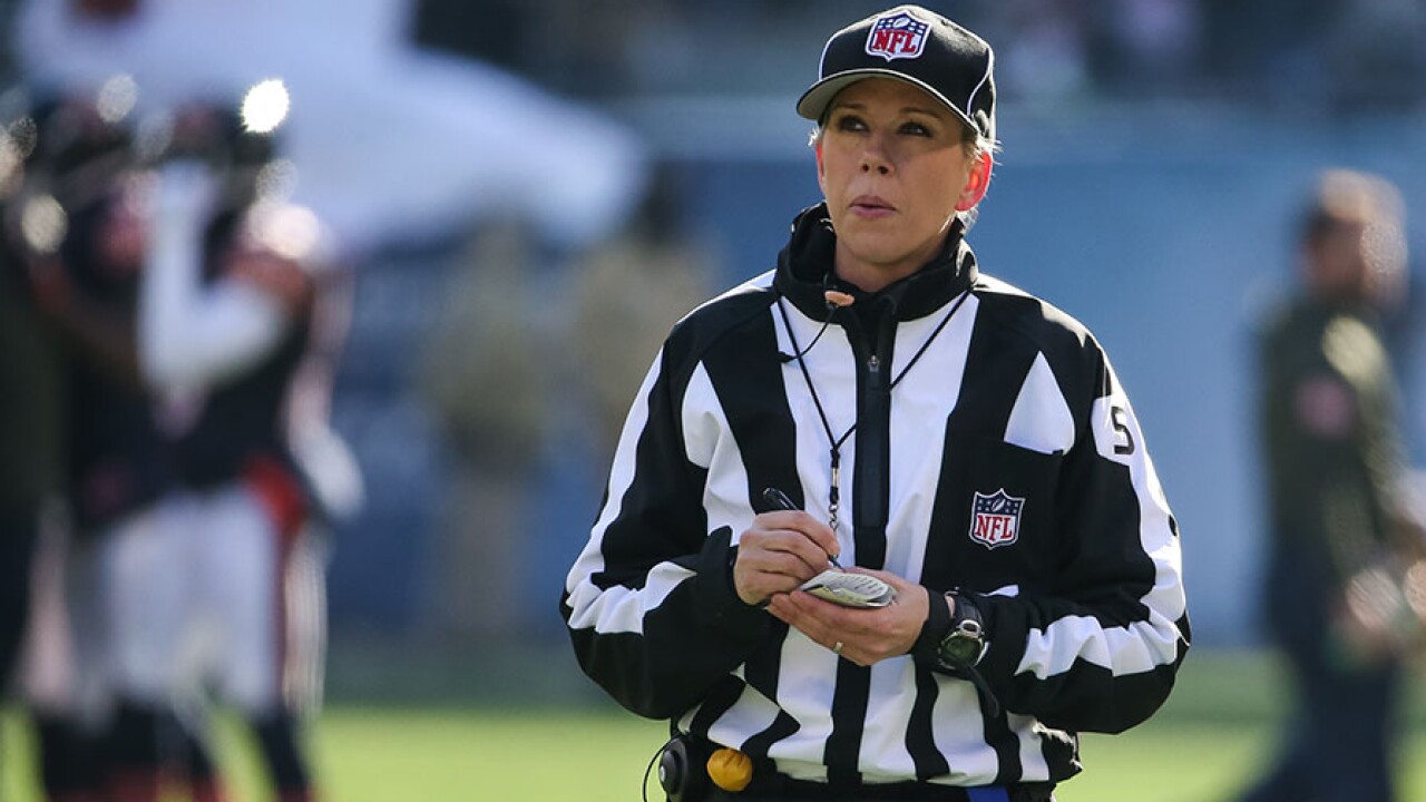 Sarah Thomas to become the first woman to officiate an NFL playoff game