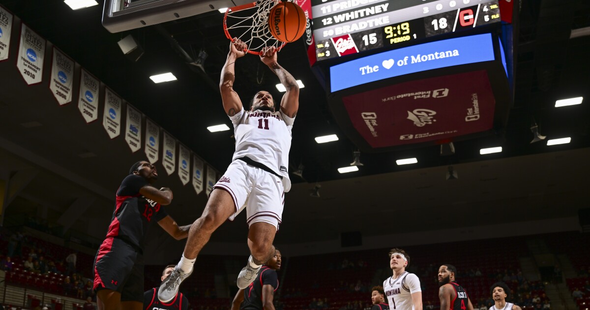 Double-double lifts Montana's Joe Pridgen to Big Sky player of the week ...