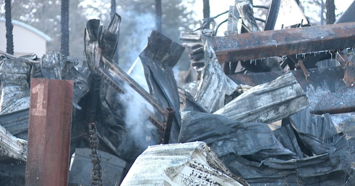 Building at Dan’s Excavating in Grant left in ruins after fire