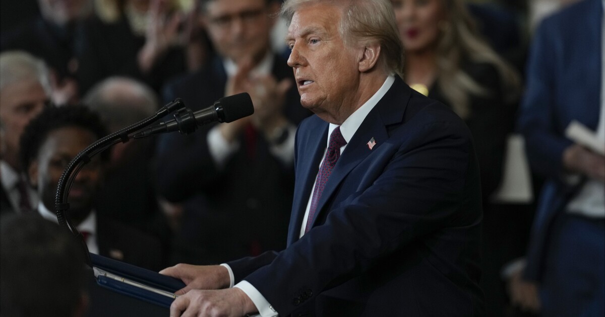 WATCH: President Trump holds press conference on AI infrastructure