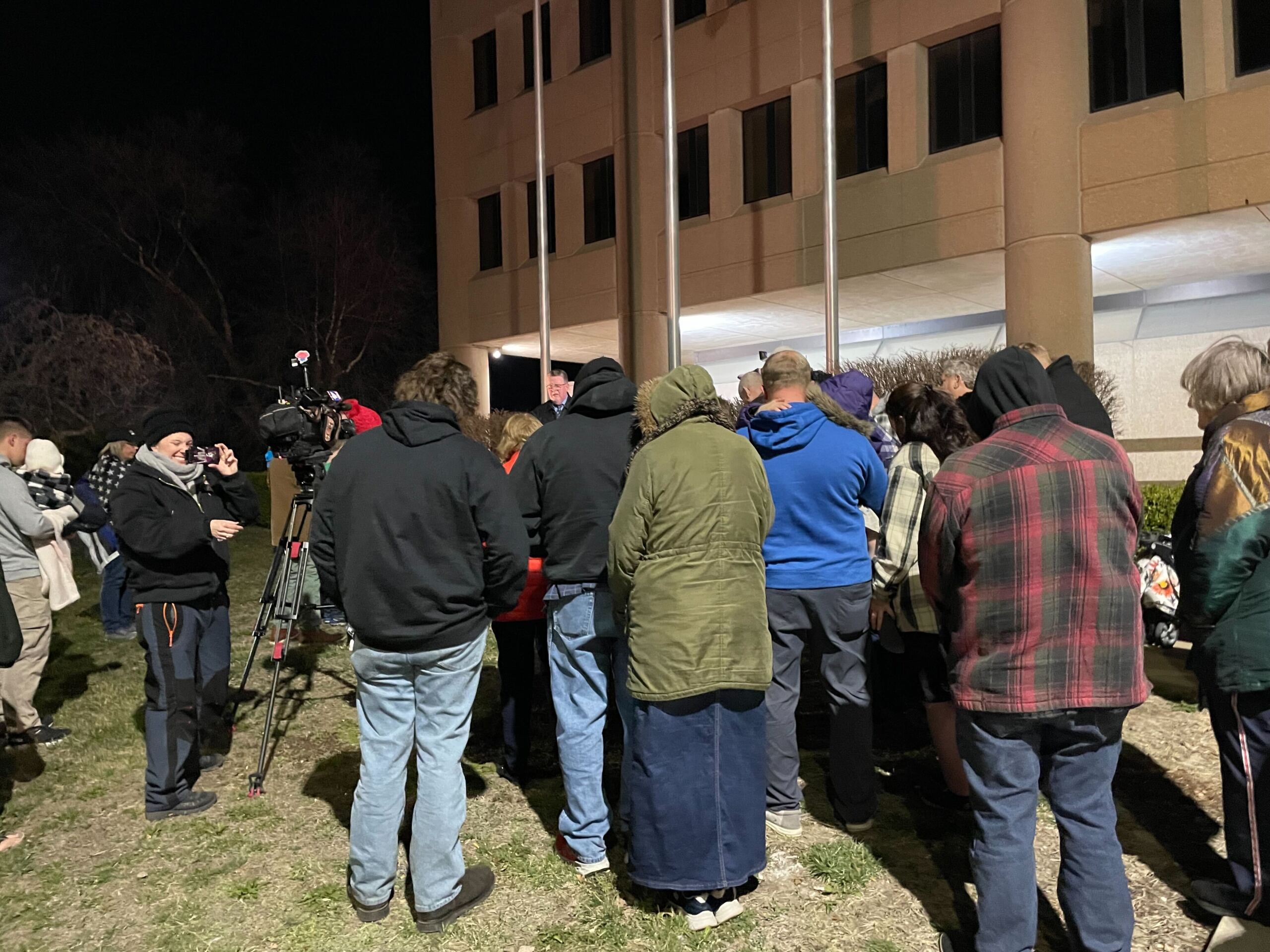 Memorial honoring slain Independence officer Cody Allen begins to grow