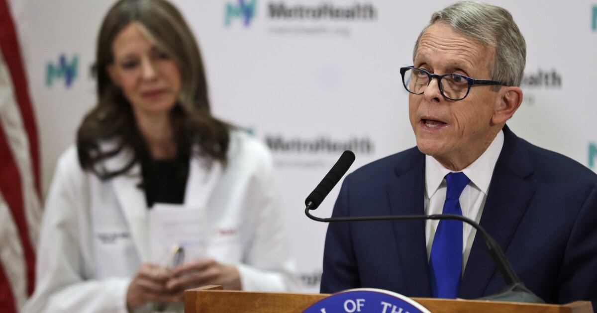 Ohio governor says state to begin reopening May 1