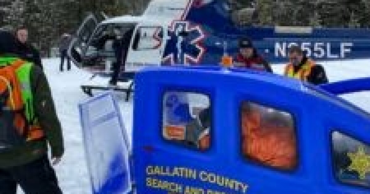 Snowmobiler rescued near West Yellowstone after possible heart attack