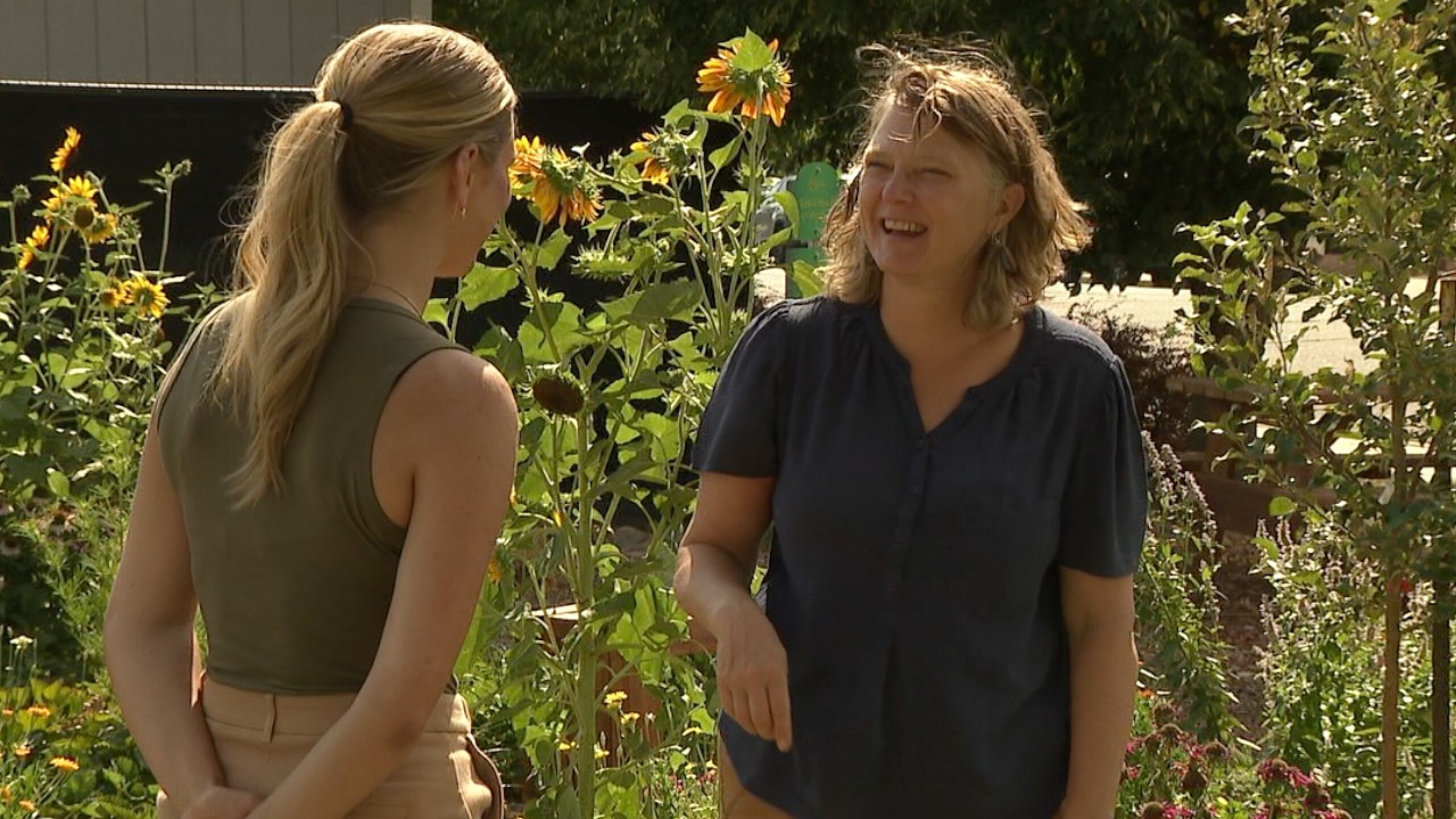 Garden at Denver police substation blossoms into community hub