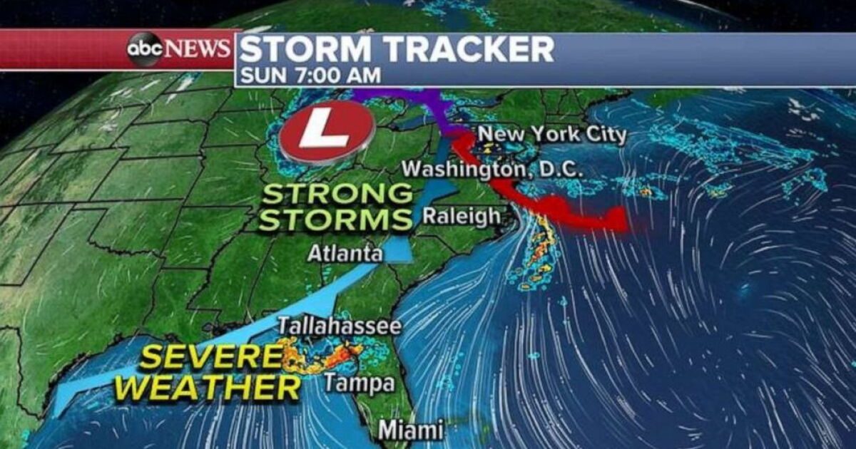 Over 350 reports of severe weather reported in South since Friday