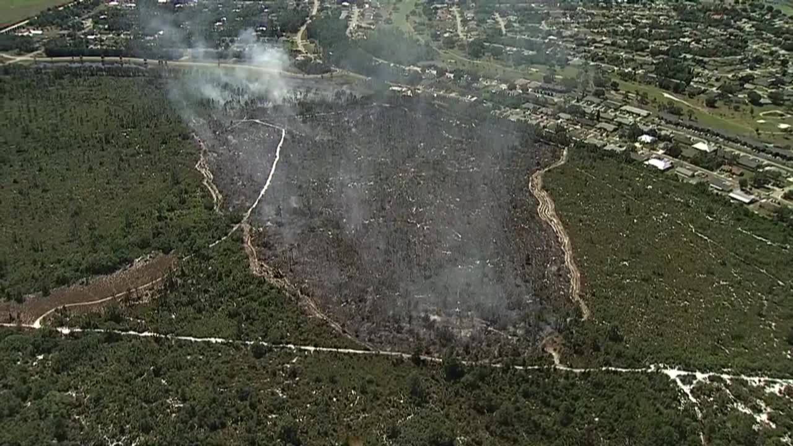 Multiple agencies respond to large brush fire in Sebring, forcing evacuations