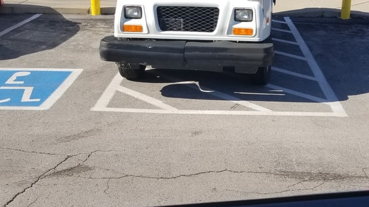 'Disabled diva' raises awareness about drivers parking in access aisles