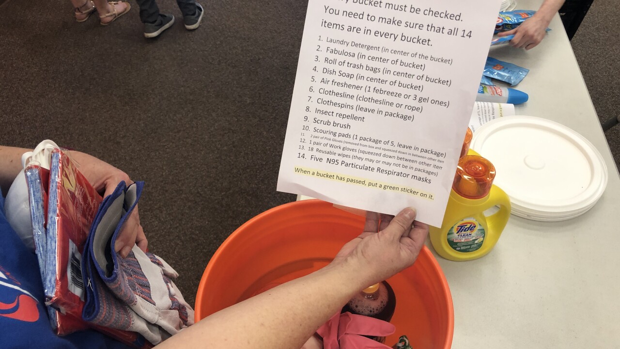 Desert Skies United Methodist creates flood buckets