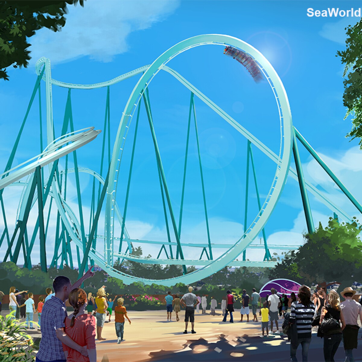 SeaWorld San Diego says new dive coaster 'Mako' coming in 2020