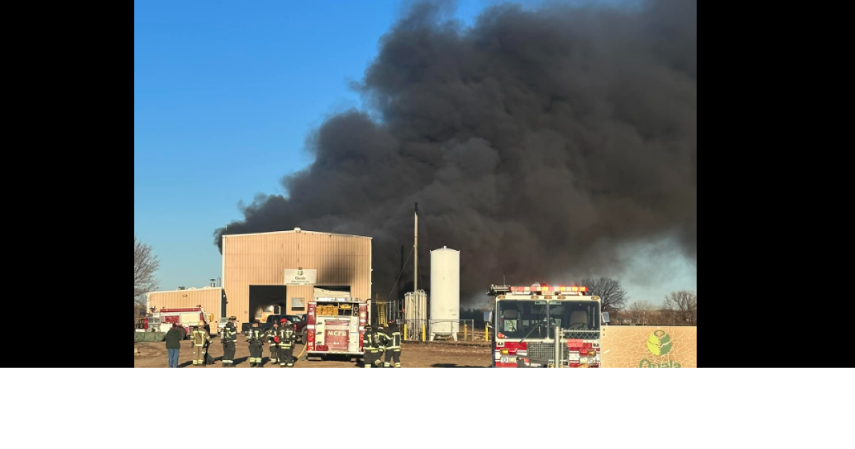 Miles City neighborhood evacuated following large industrial fire