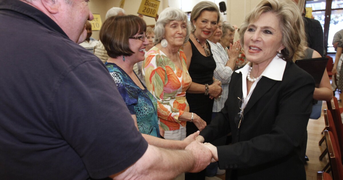 Former Sen. Barbara Boxer assaulted, robbed