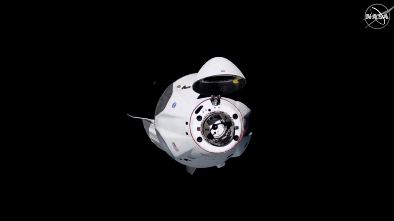Spacexs Astronaut Riding Dragon Arrives At Space Station