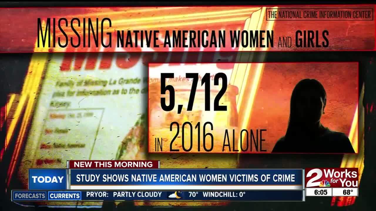 Study shows Native American women victims of crime