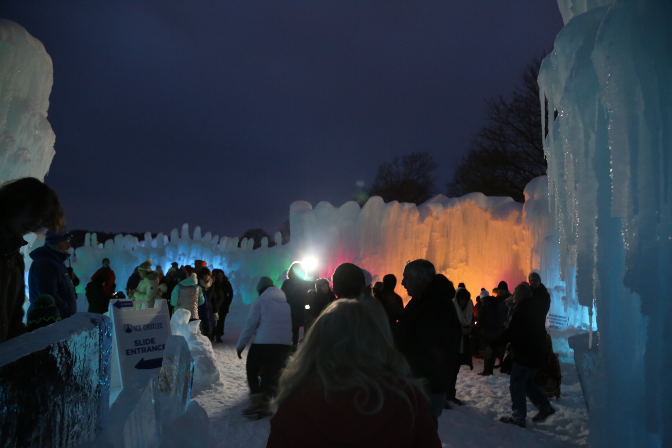 Lake Geneva Ice Castles glow in the dark [PHOTOS]