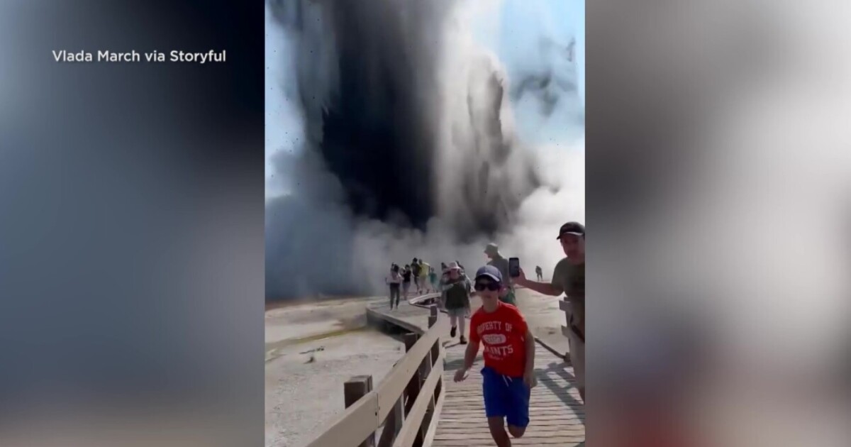 'Small hydrothermal explosion' reported at Biscuit Basin in Yellowstone NP