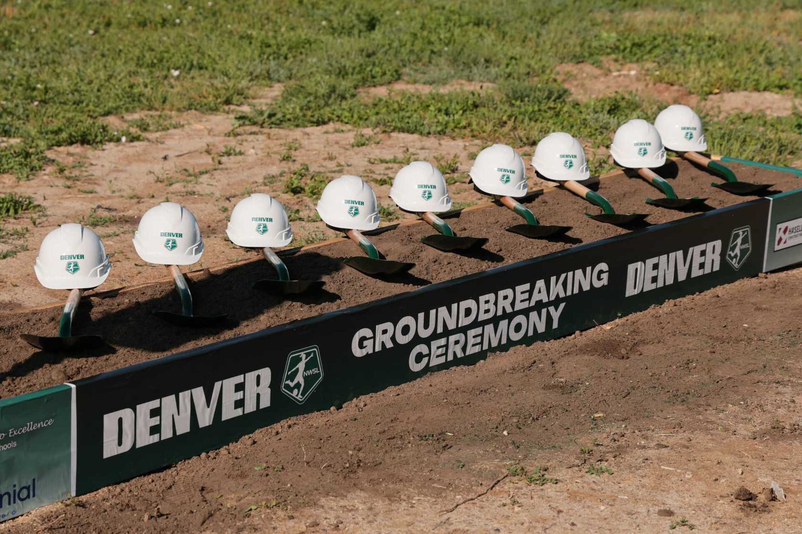 Denver NWSL breaks ground on temporary stadium in Centennial
