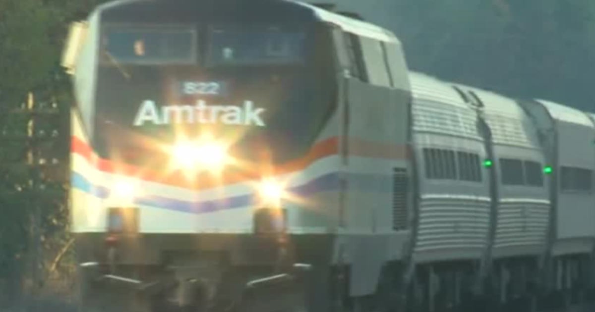Amtrak train evacuated after battery fire