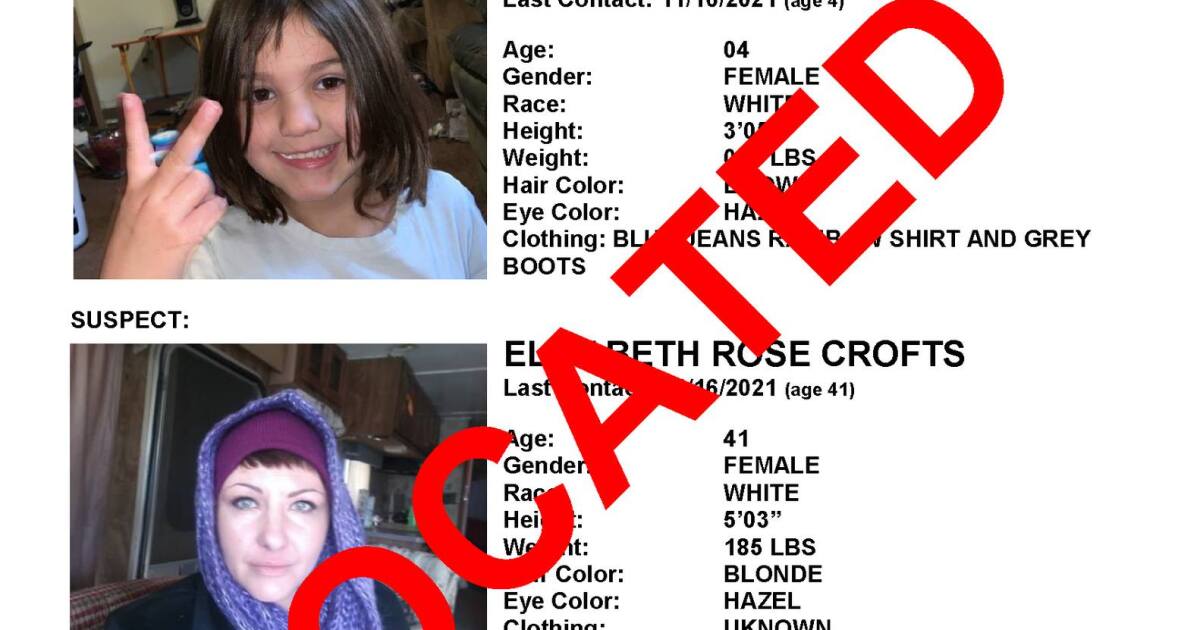 Amber Alert Canceled Idaho Girl Found In Elko County