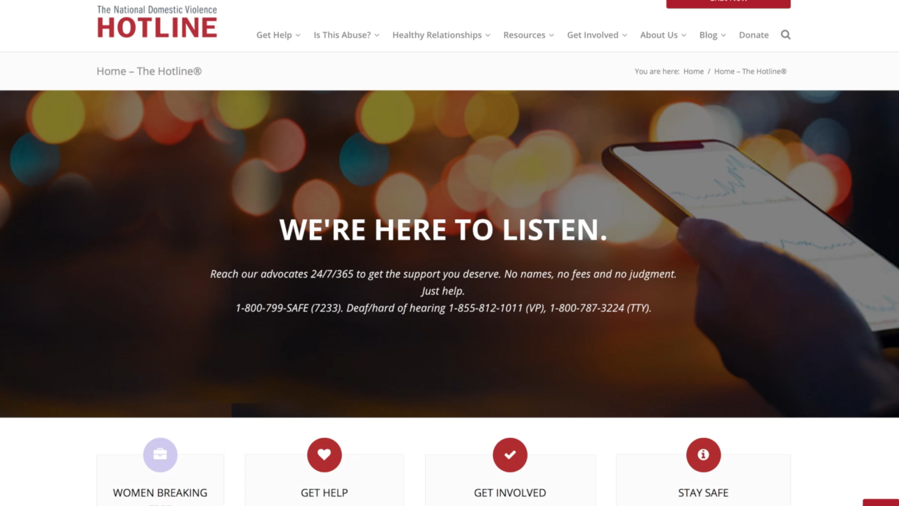 The National Domestic Violence Hotline sees record-number calls