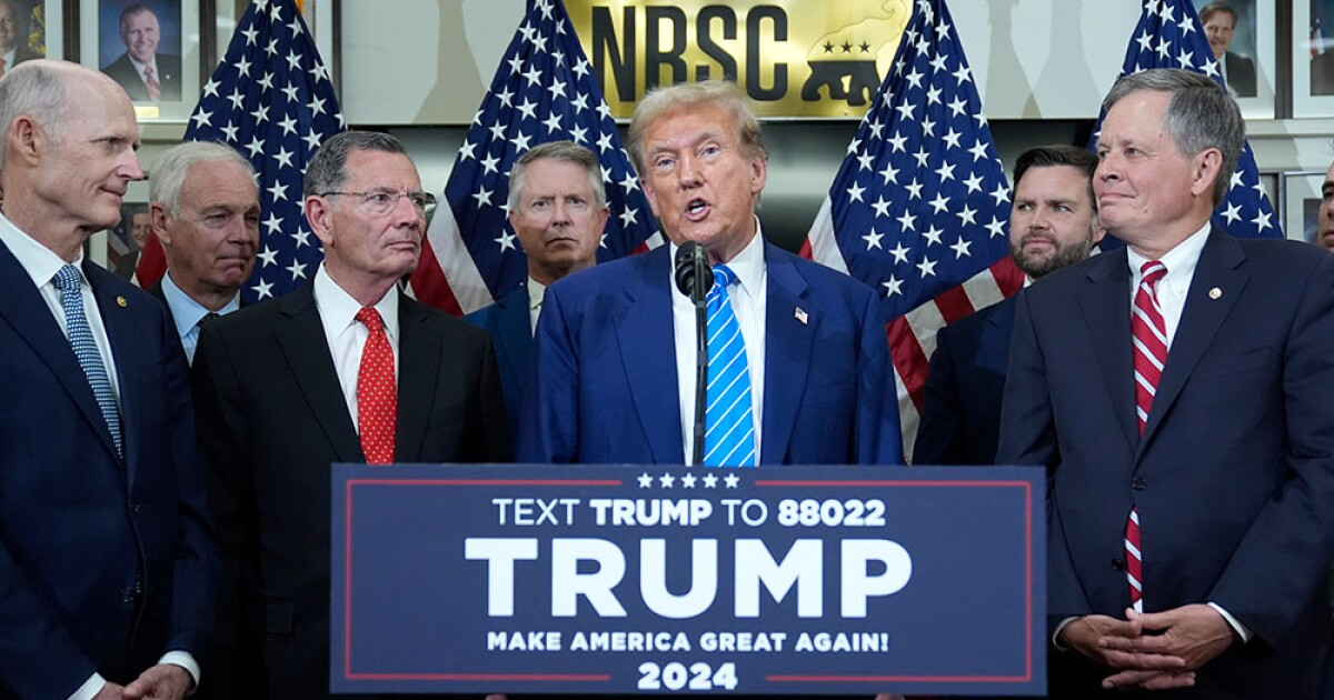 Trump on Capitol Hill for first time since Jan. 6 insurrection