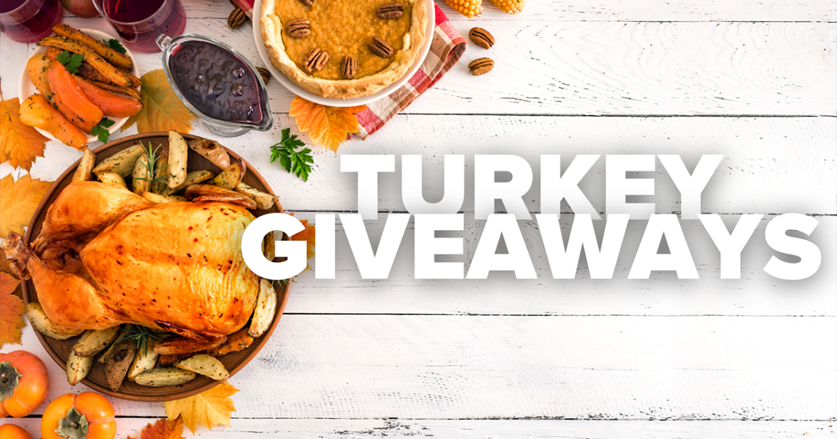 Local turkey giveaways to help families in need this weekend
