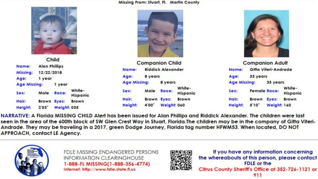 Florida Department of Law Enforcement: Missing boys found safe