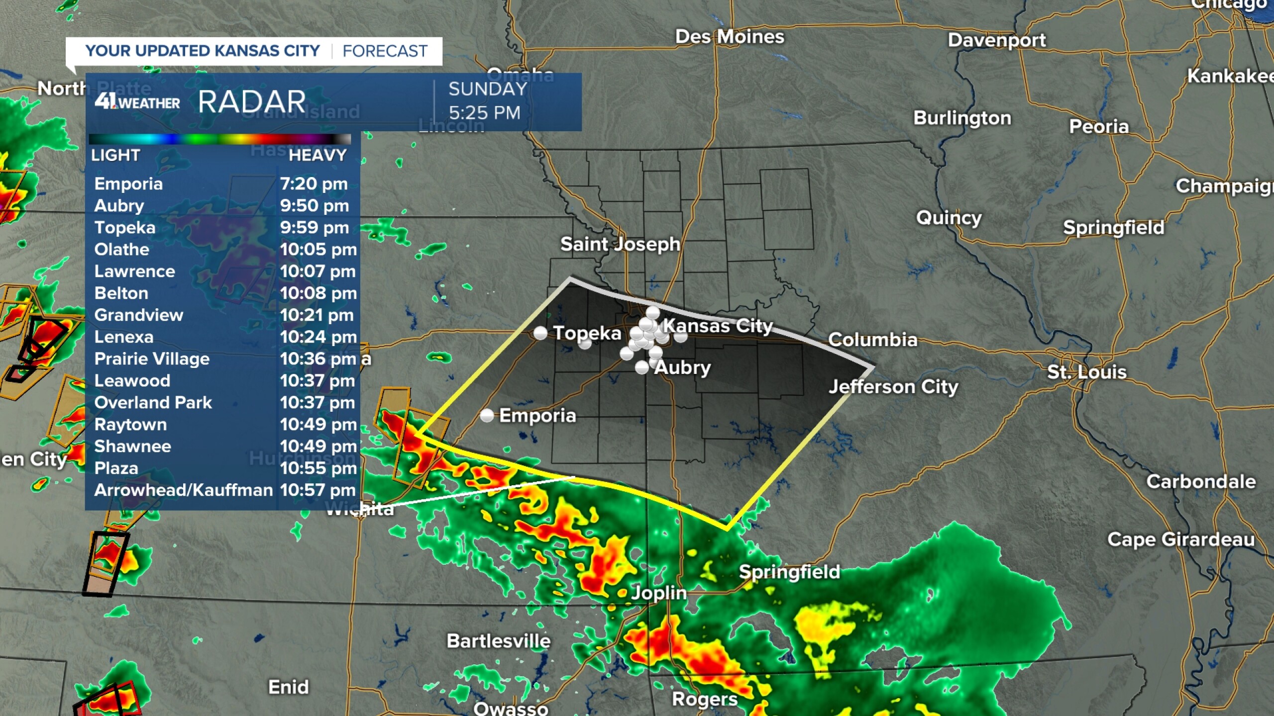 KSHB 41 Weather Blog | Stormy period tonight through Monday night