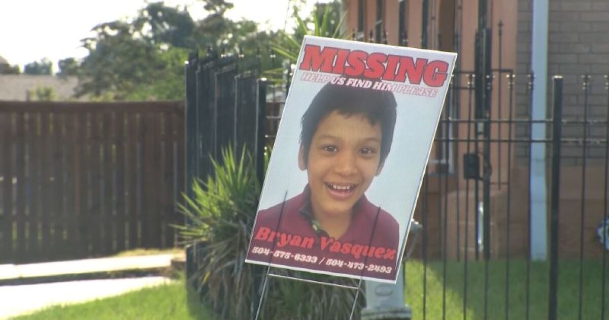 Bryan Vasquez, missing New Orleans boy with with autism, drowned after ...